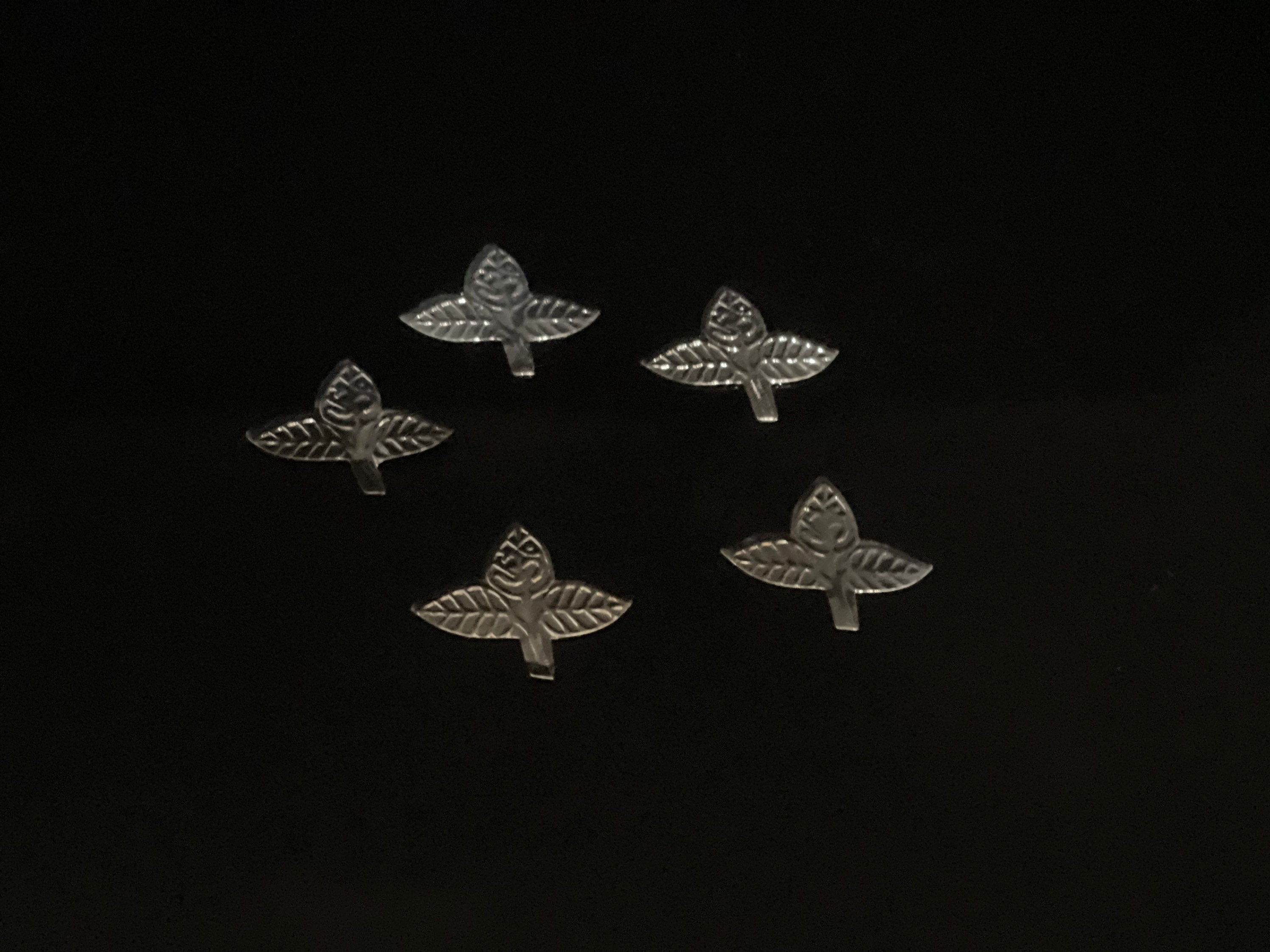 9/om Namah Shivay/silver Plated Bale Patra/9/bilva Patra/lord - Etsy