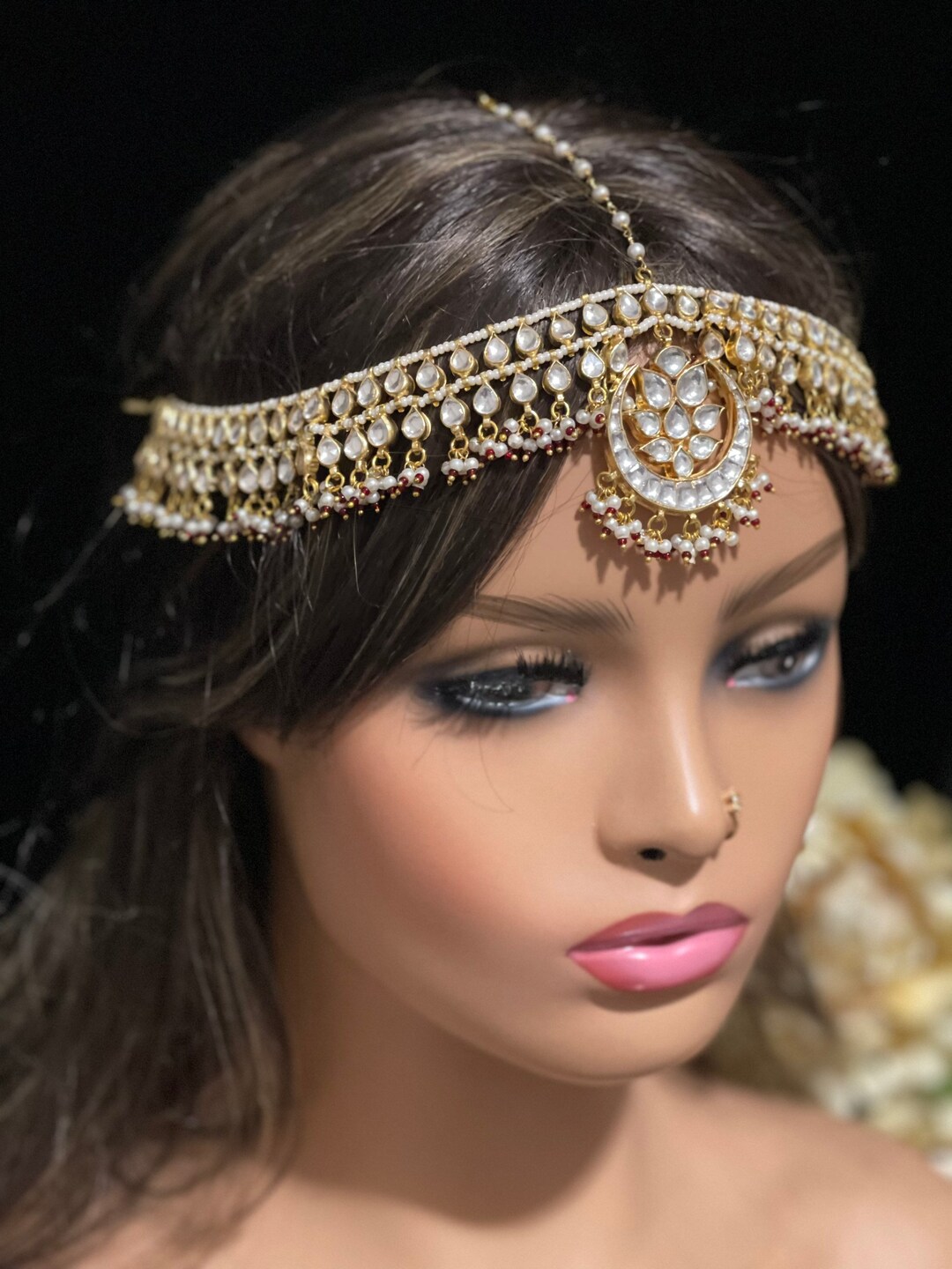 Mathapatti/sheeshphool/polki Kundan/real Kundan/high Quality/bridal ...