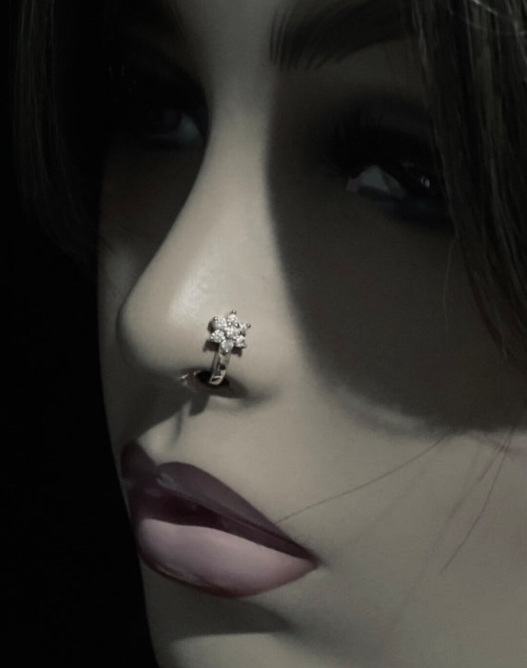 Hohe Qualität / Silber / Rose Gold / Clip On / Rose Gold Nasenring ...