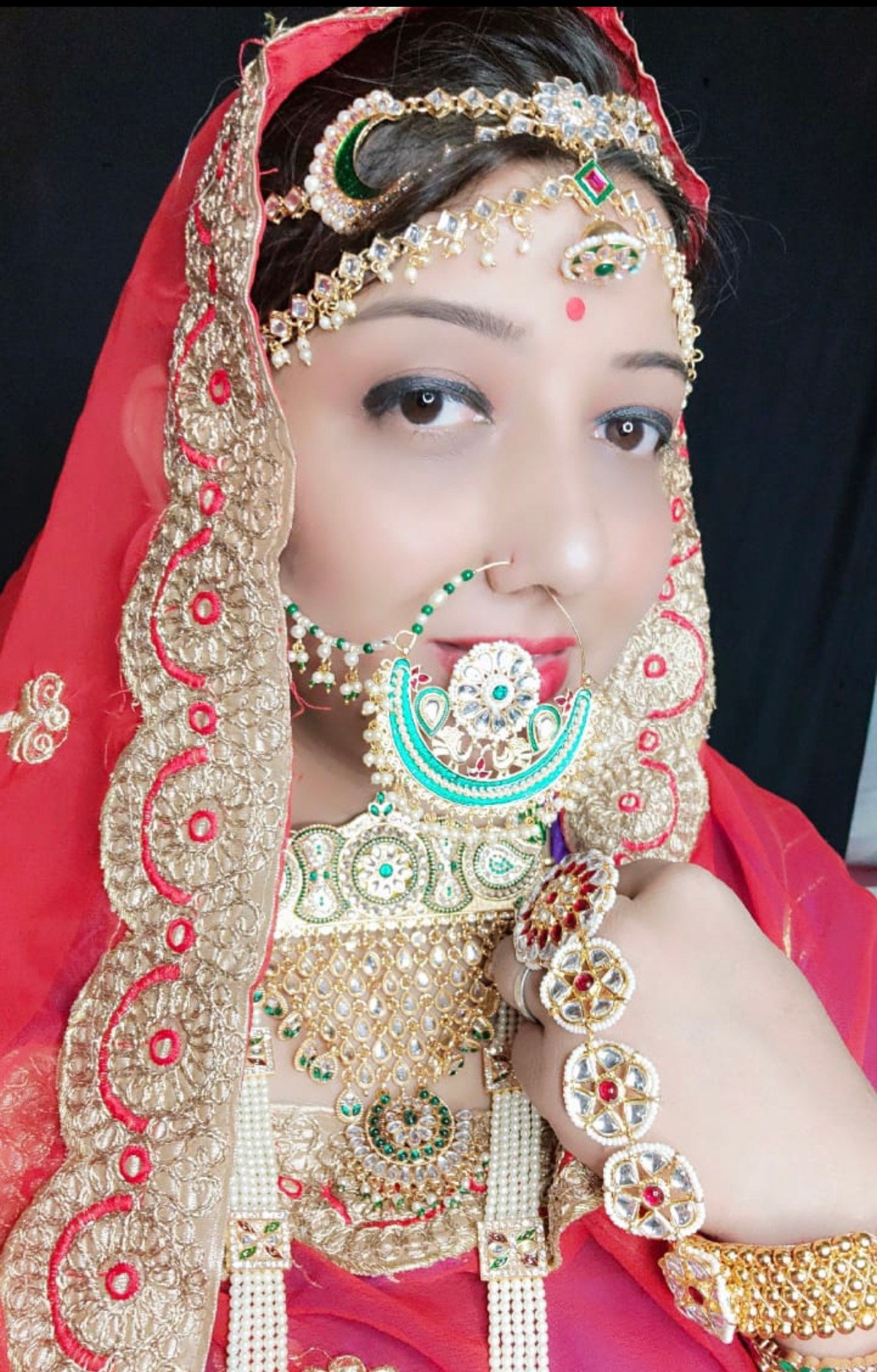 Shish Patti/ Mathapatti/ Bore/ Head Jewelry/ Bridal Maang - Etsy