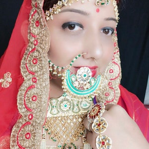 Shish Patti/ Mathapatti/ Bore/ Head Jewelry/ Bridal Maang Tikka/ Gold ...