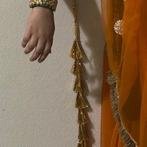 High Quality Kundan Bajuband and Pounchi Set/ Gold Bajuband/ Rajasthani ...