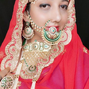 Shish Patti/ Mathapatti/ Bore/ Head Jewelry/ Bridal Maang Tikka/ Gold ...