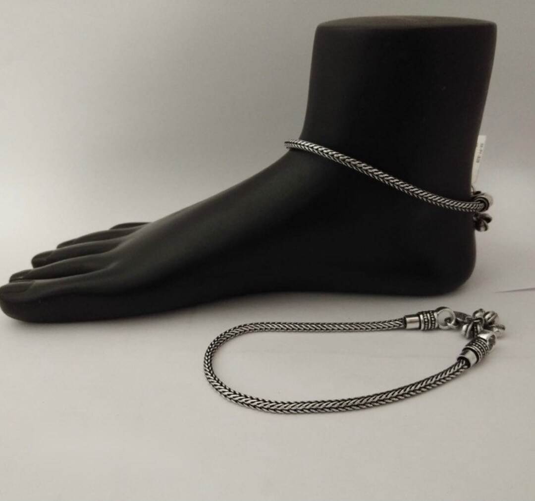 Sturdy Anklet/afghani Ankles/2/brass Base Solid Flexible Round - Etsy ...