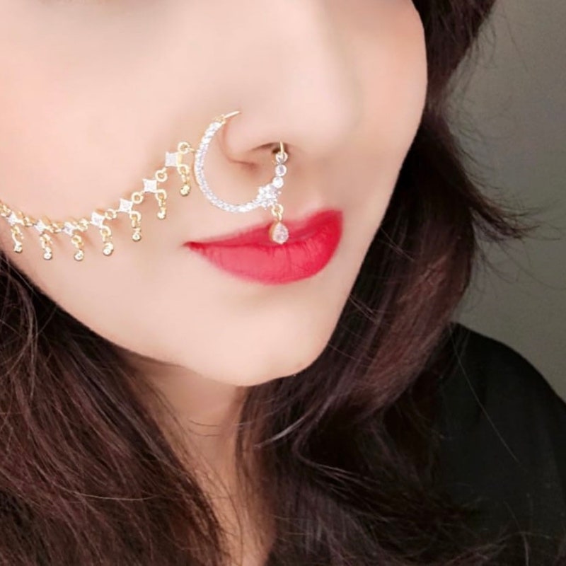 Indian Nose Ring - Etsy