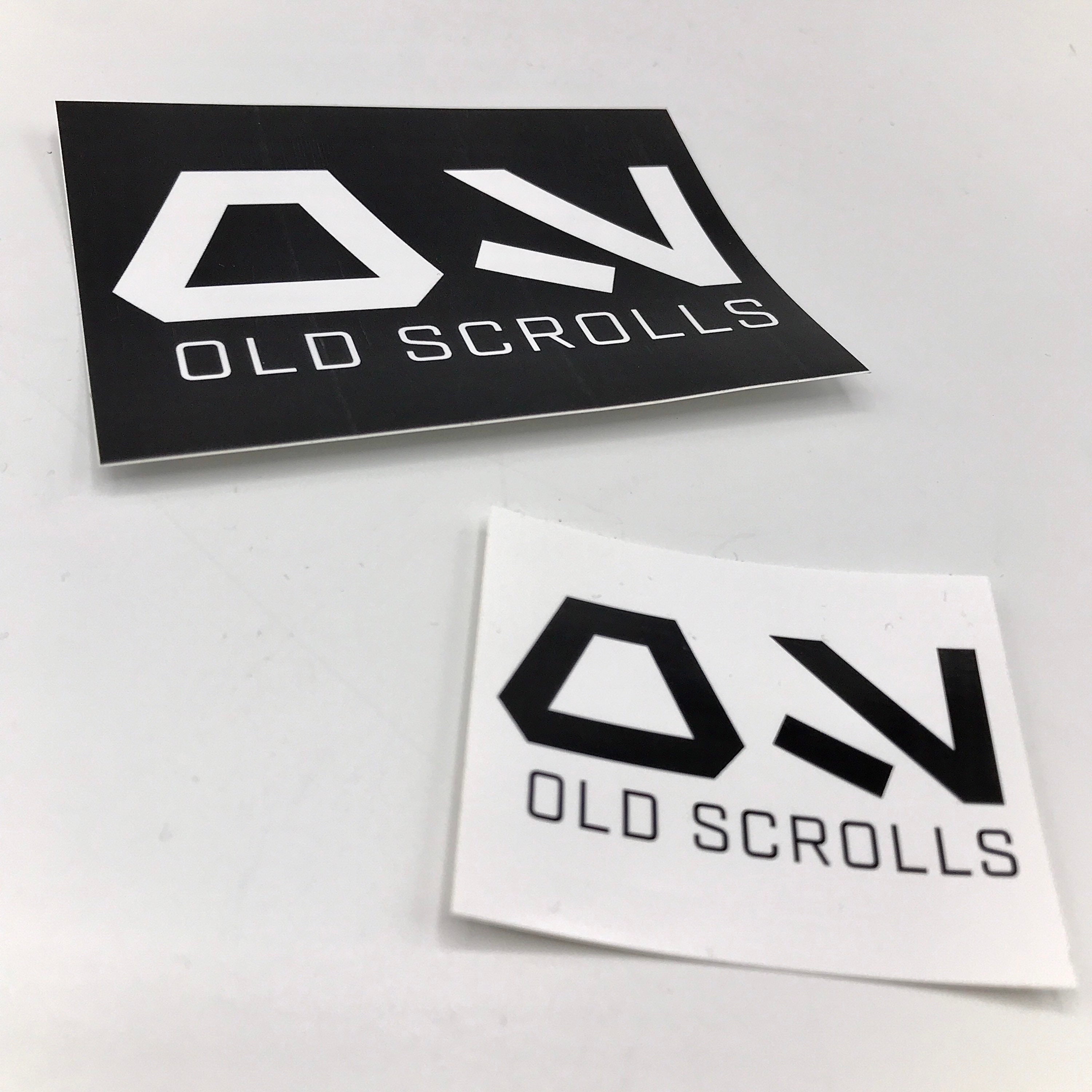 2 Old Scrolls Stickers | Etsy