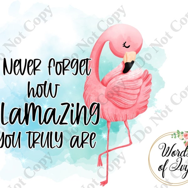 Flamingo Quote - Etsy