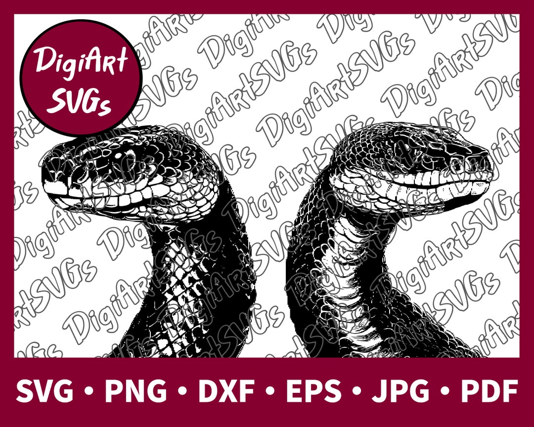 Snakes SVG, Reptile SVG File, Snake T-shirt Graphics, Cutting File ...
