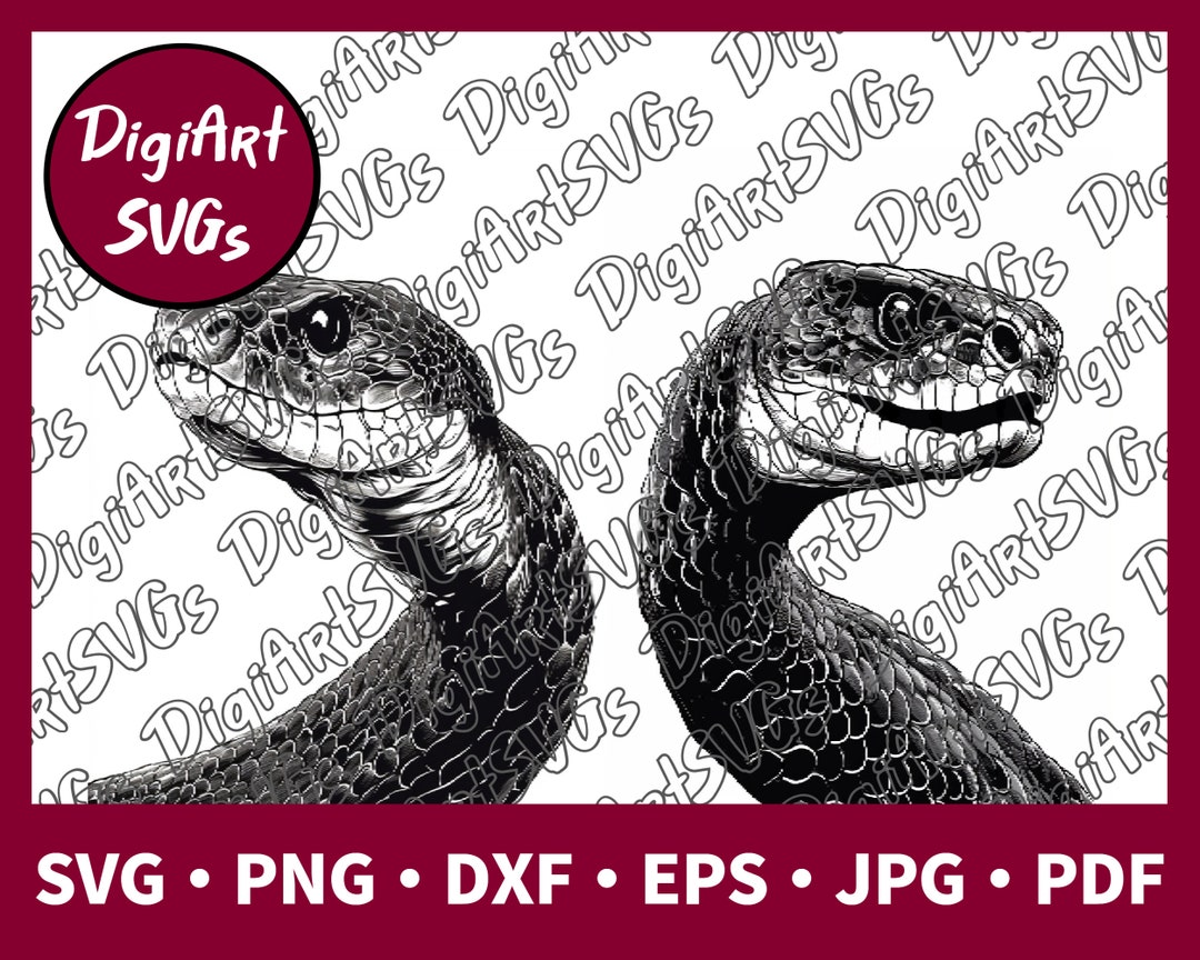 Snake SVG, Snake Head SVG File, Reptile T-shirt Graphics, Cutting File ...