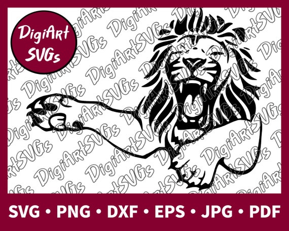 Male Lion SVG File King of the Jungle SVG Lion Shirt | Etsy
