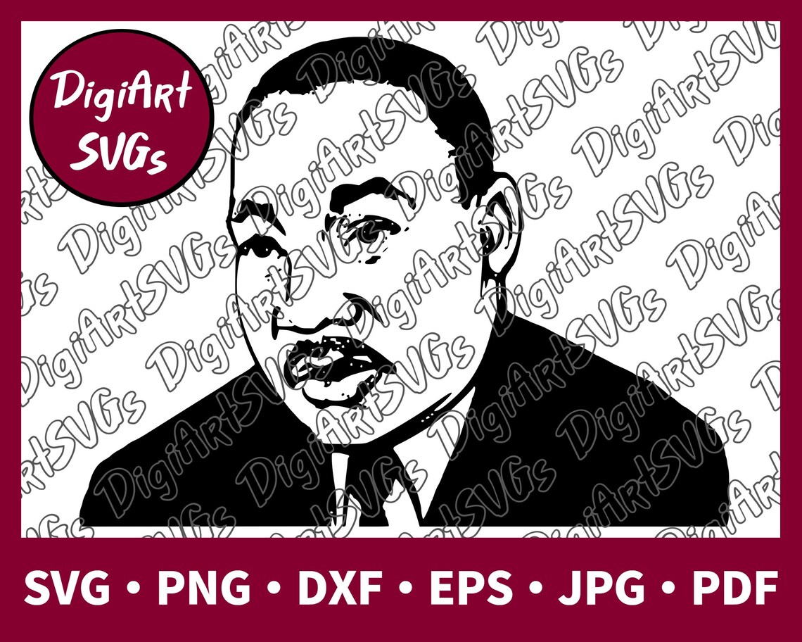 Martin Luther King SVG, MLK Svg, Civil Rights Shirt Graphics, Cutting ...