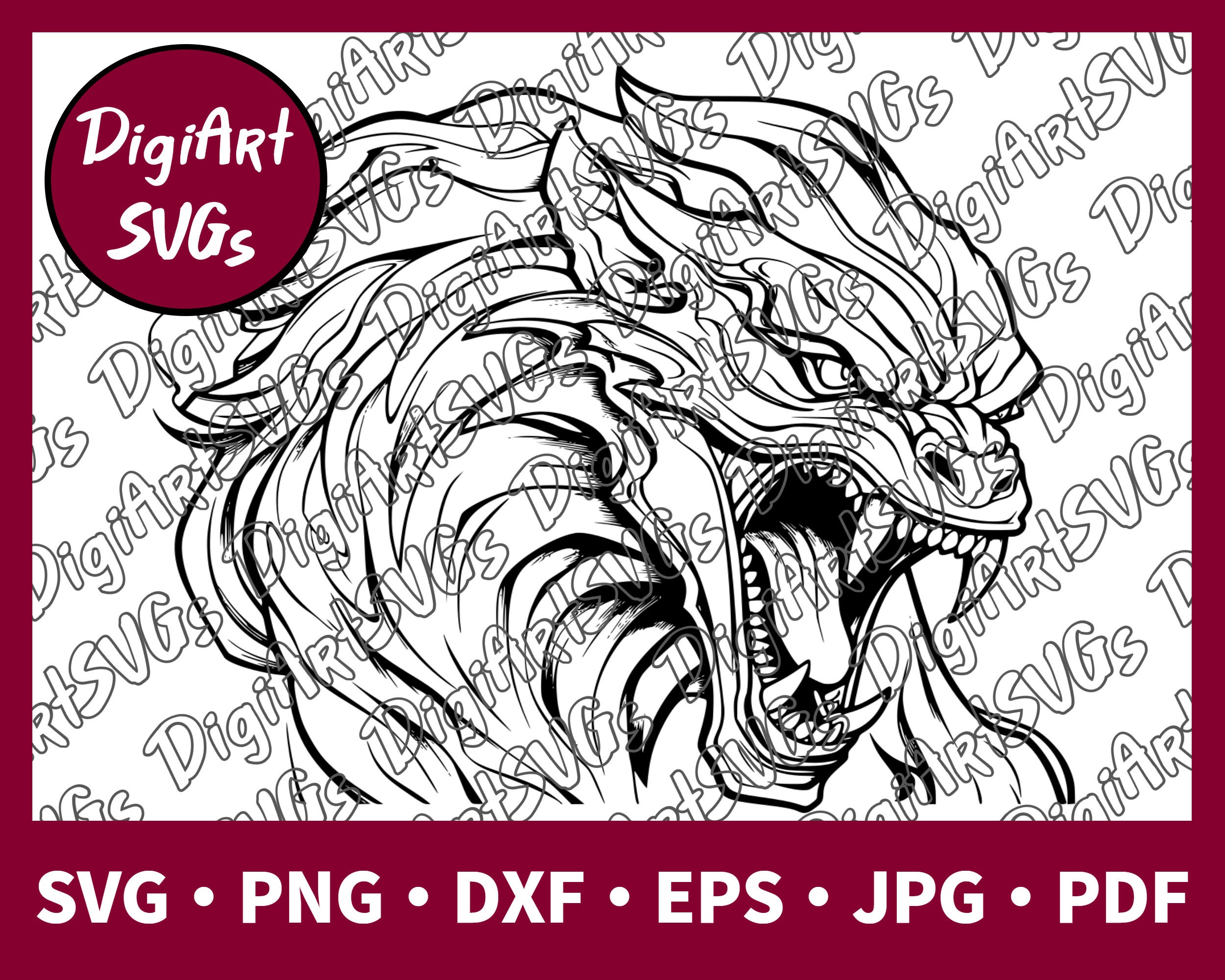 Dragon SVG, Abstract Gargoyle SVG File, Dragon T-shirt Graphics ...