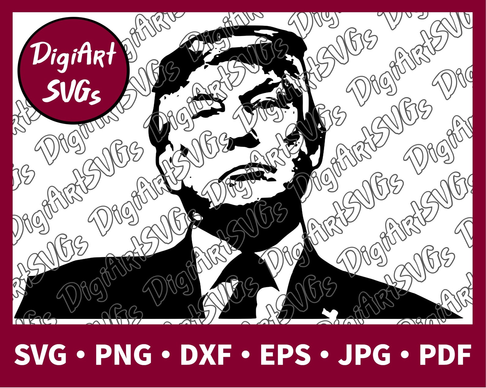 Donald Trump SVG Digital File Download 45th President Shirt - Etsy