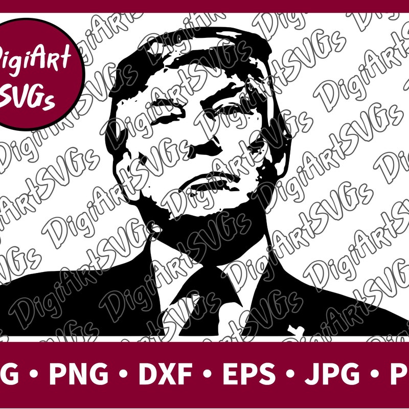 Donald Trump Face Stencil - Etsy