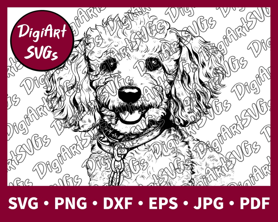 Poodle SVG, Dog Lover SVG File, Poodle Shirt Graphics, Cutting File ...