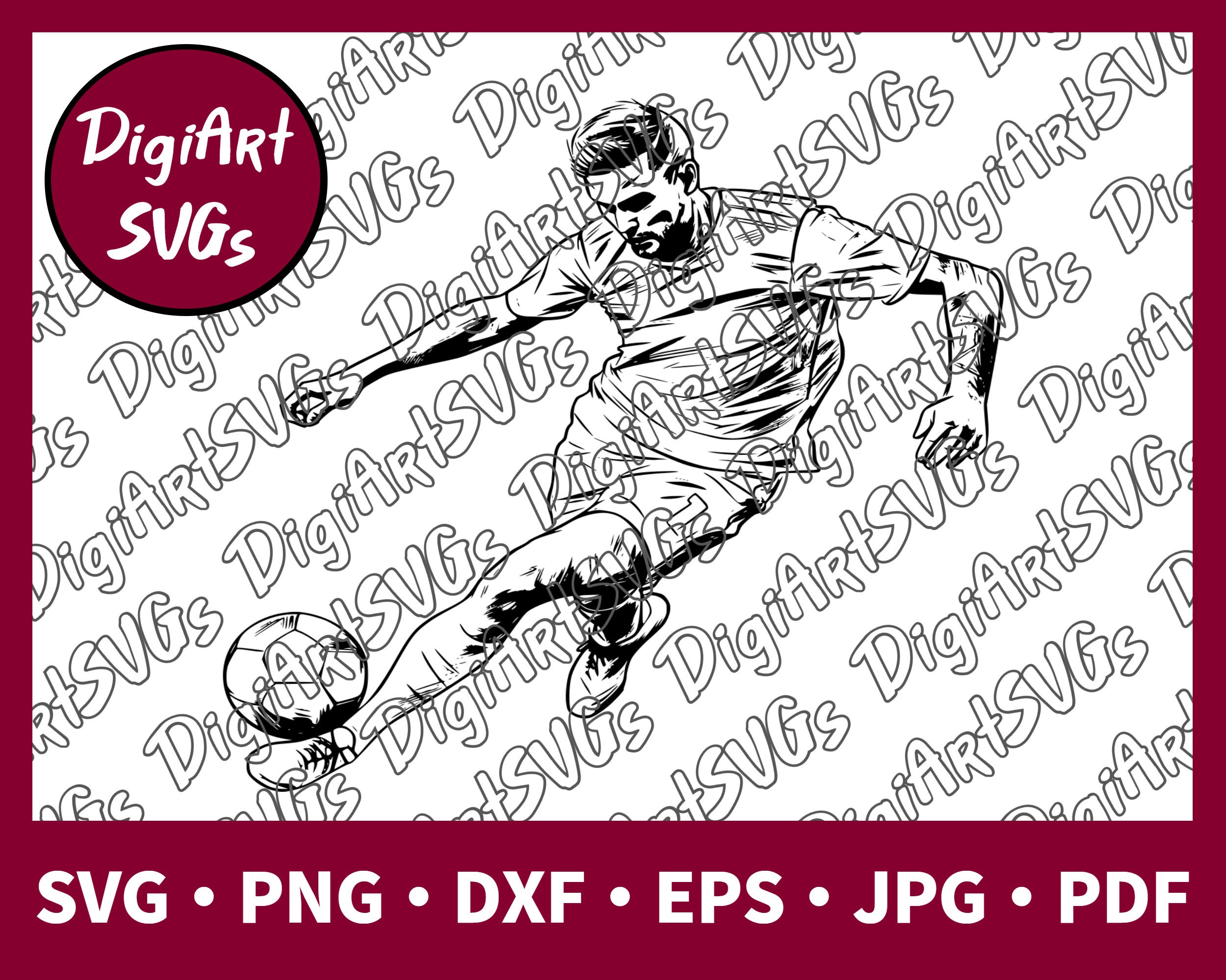 Soccer SVG, Abstract Soccer SVG File, Football T-shirt Graphics ...