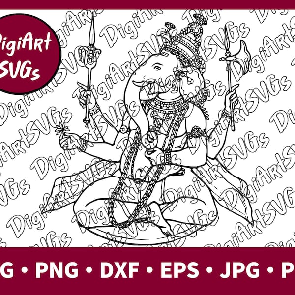 Ganesha Dxf - Etsy