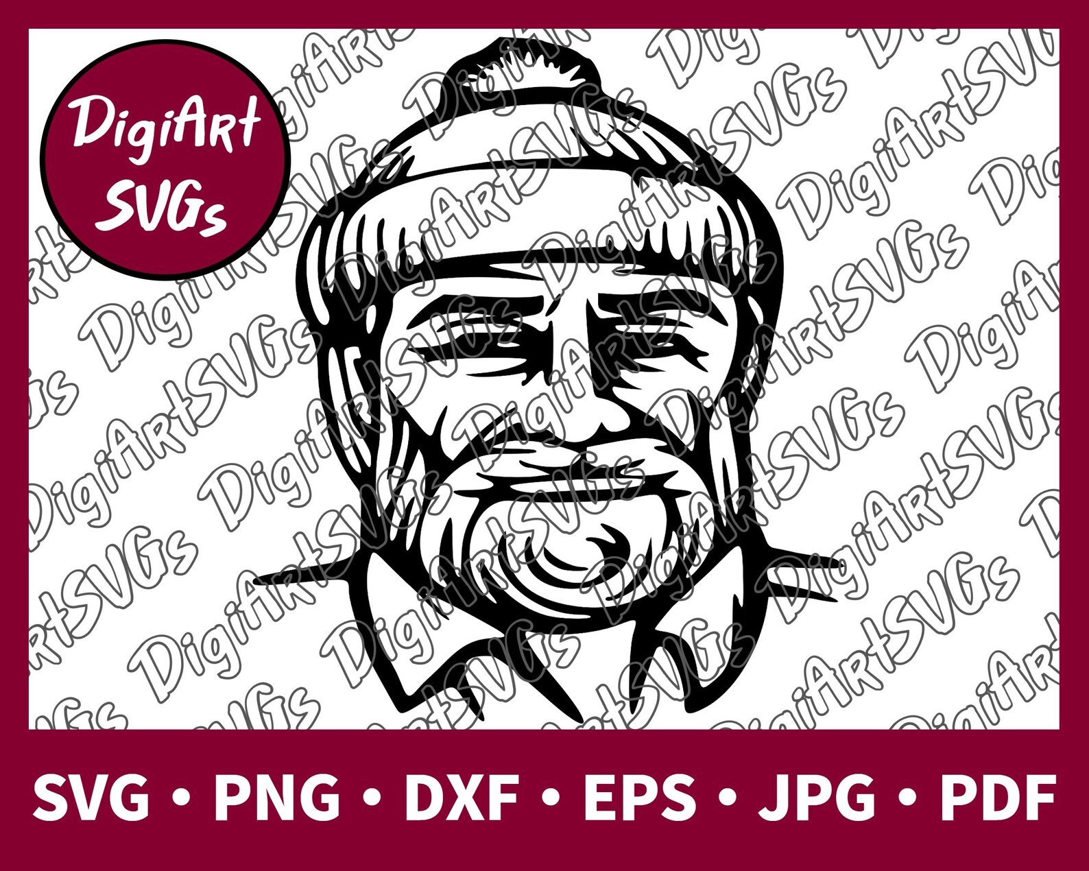 Old Man SVG, Bearded Man SVG, Old Guy Shirt Graphics, Cutting File ...