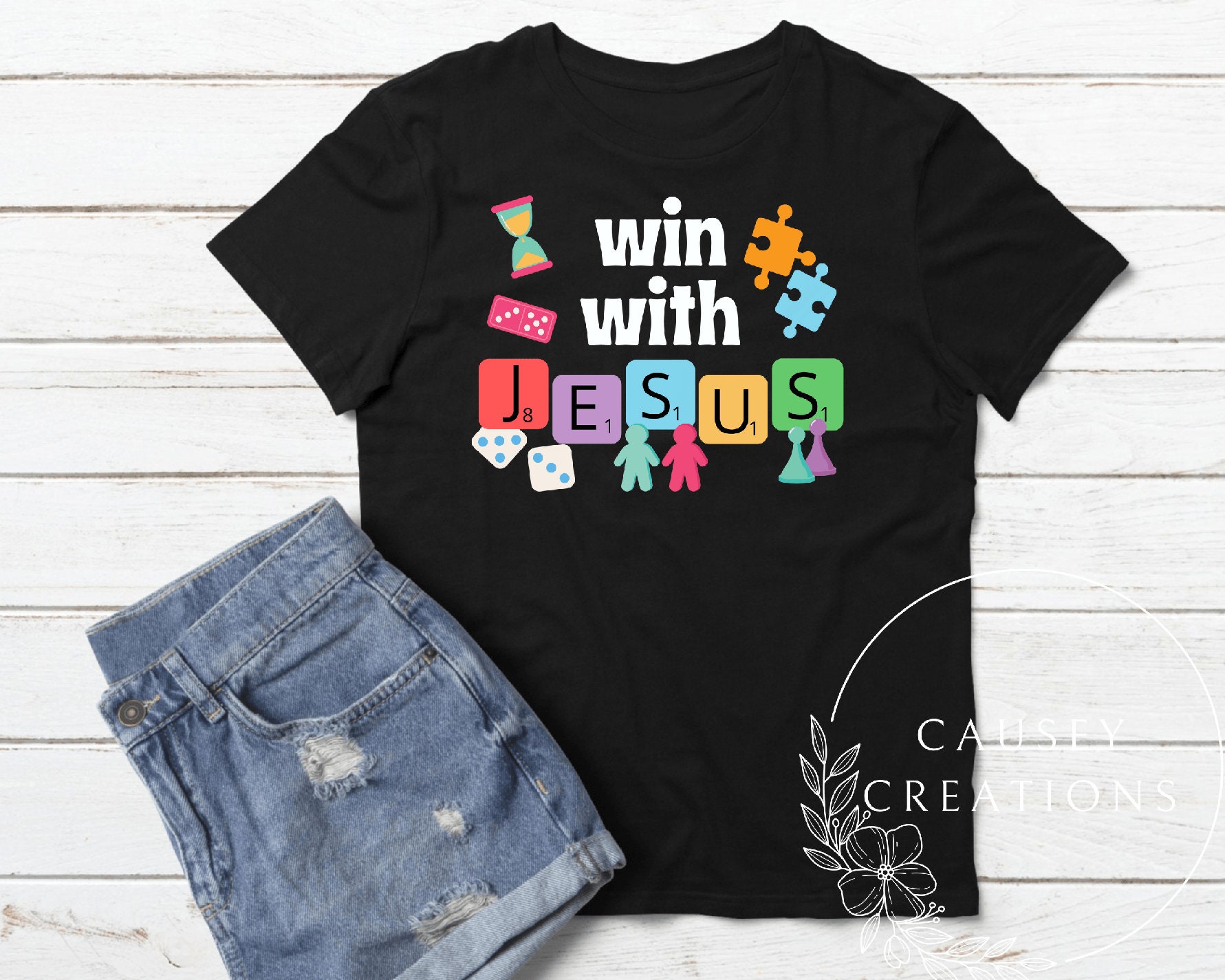 Win With Jesus Png Sublimation| Board Game Vacation Bible School 2023 | Vbs | Church Camp | PNG ...