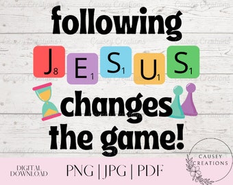 Win With Jesus Png Sublimation| Board Game Vacation Bible School 2023 ...