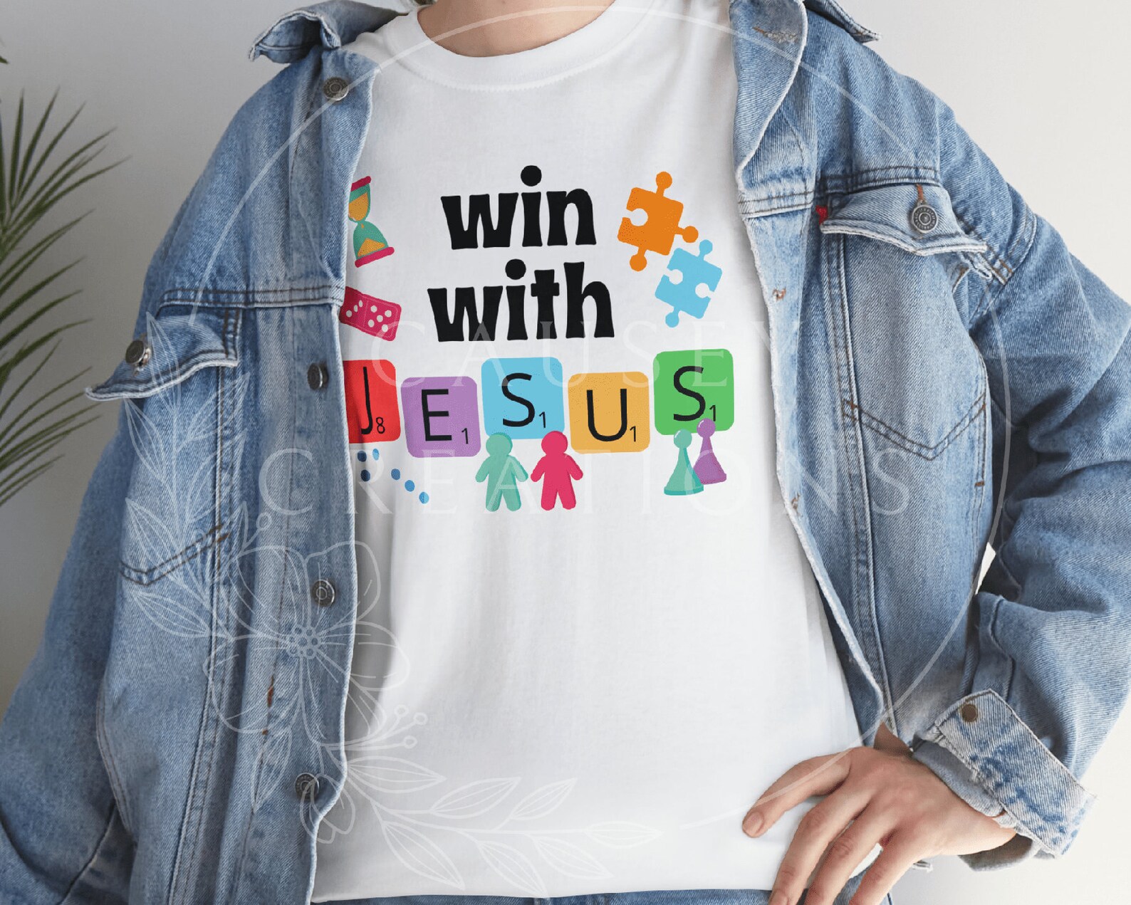 Win With Jesus Png Sublimation| Board Game Vacation Bible School 2023 ...