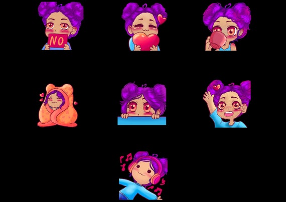 Small Emote Bundle Commission for Twitch and Discord | Etsy