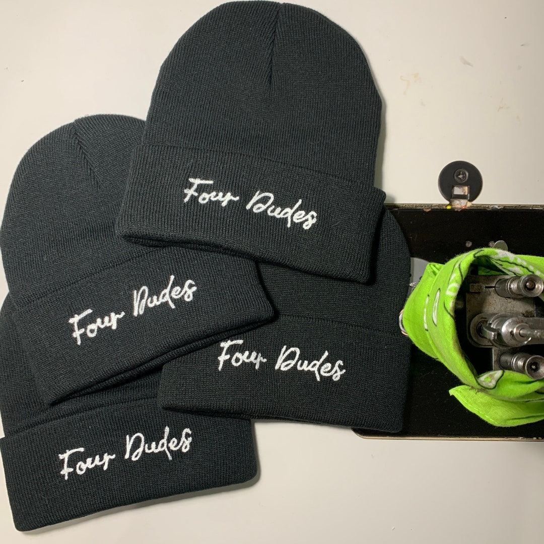 Knit Hat Custom Chainstitch Custom Knit Hat Custom Beanie - Etsy