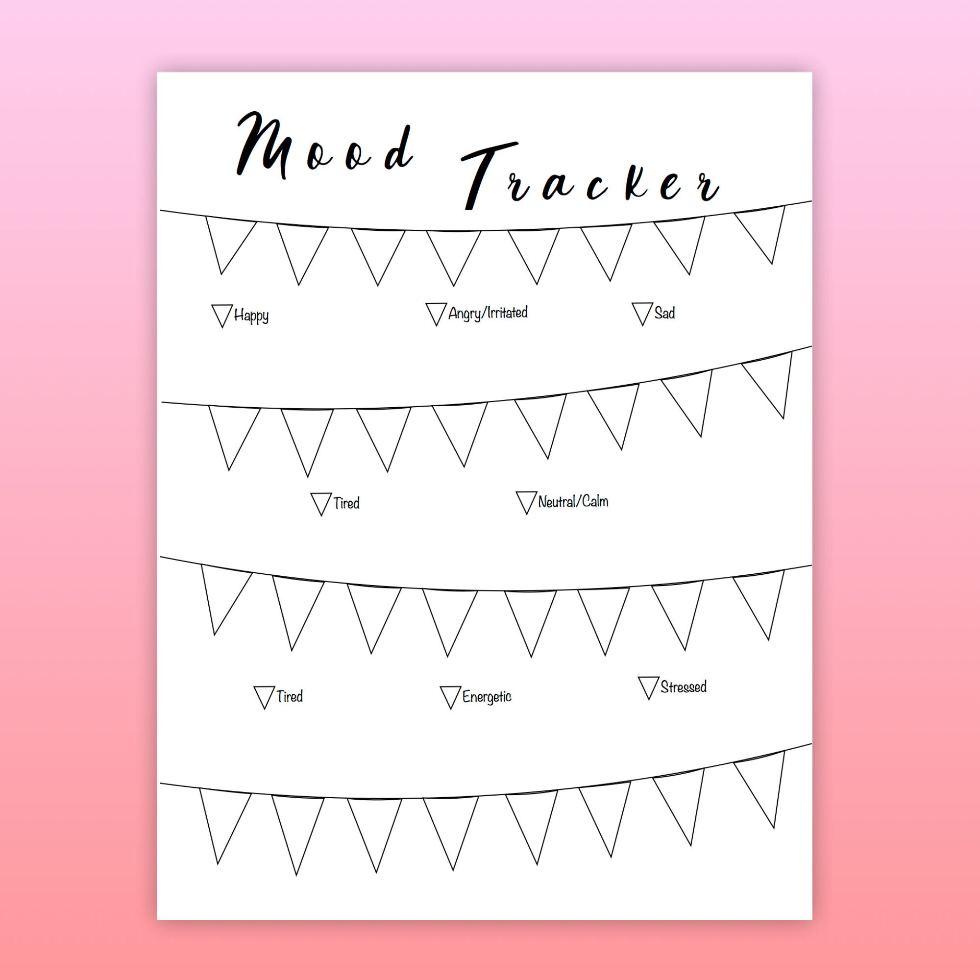 Habit Tracker Printables Bundle-mood Tracker Printablesgoodnote - Etsy