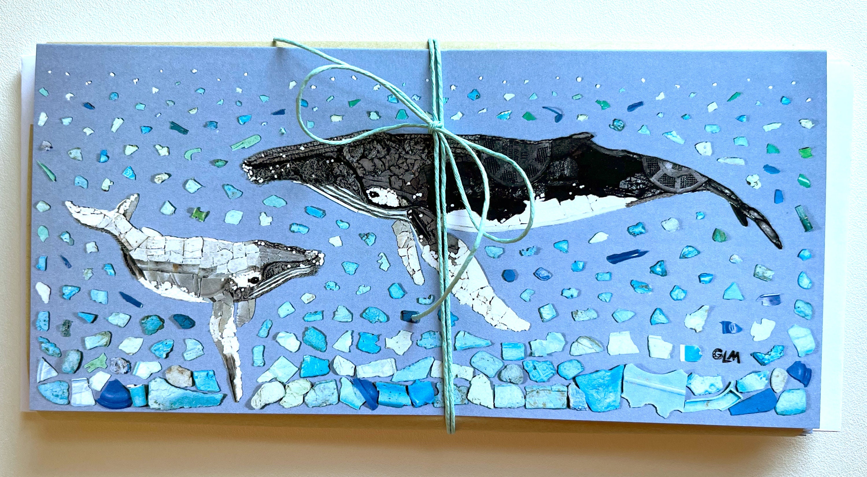 Plastic Humpback Whale Note Card Pack - Etsy
