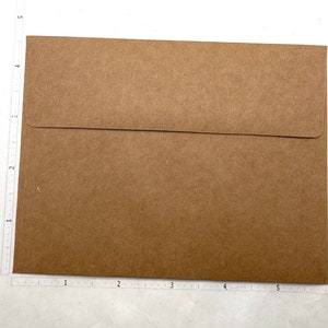 Envelopes A2 Kraft 4 3/8 X 5 3/4 Inches Envelopes for Card Making Kraft ...