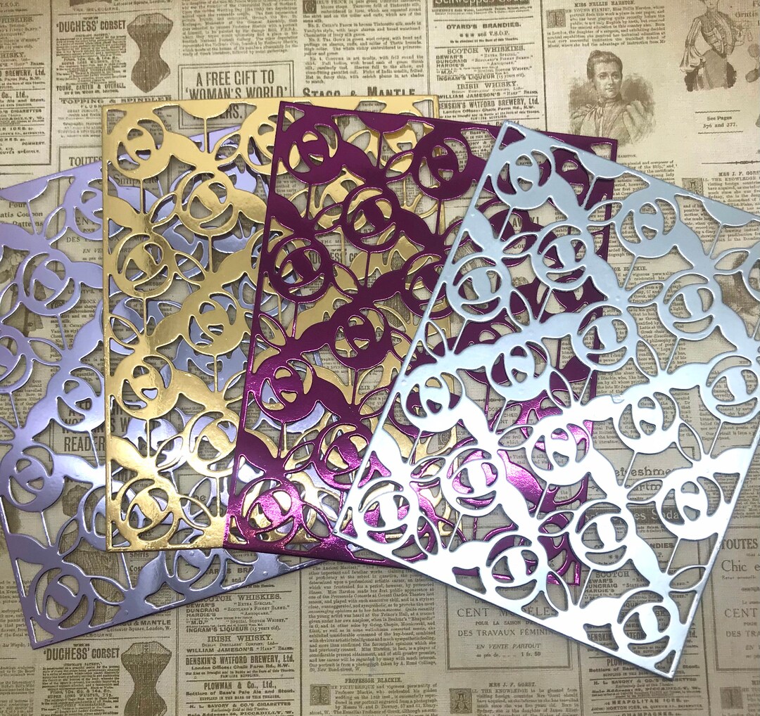 Die Cuts Rose Background 6 Pieces Card Making Cover Plate Card Cut Outs ...
