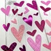 Die Cuts Small Hearts - 32 Pieces - Heart Cut Outs - Glitter Foil ...