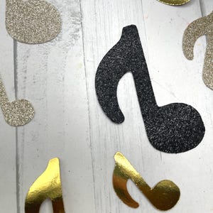 Die Cuts Music Notes 24 Pieces Mirror Glitter Cardstock Musical Die ...