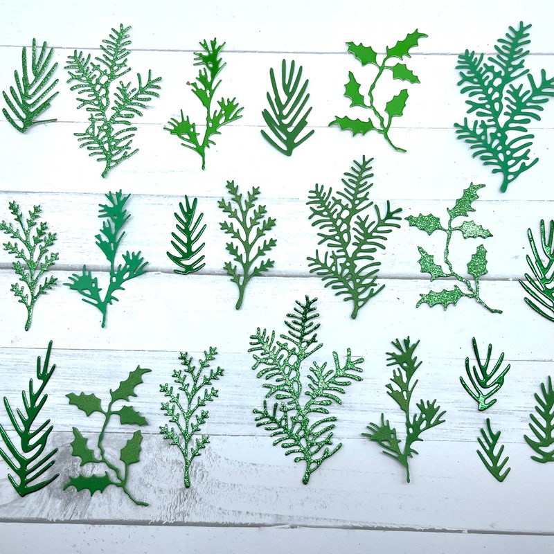 Paper Die Cut Greenery - Etsy