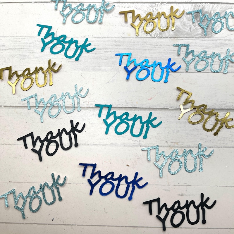 Glitter Die Cut Words - Etsy