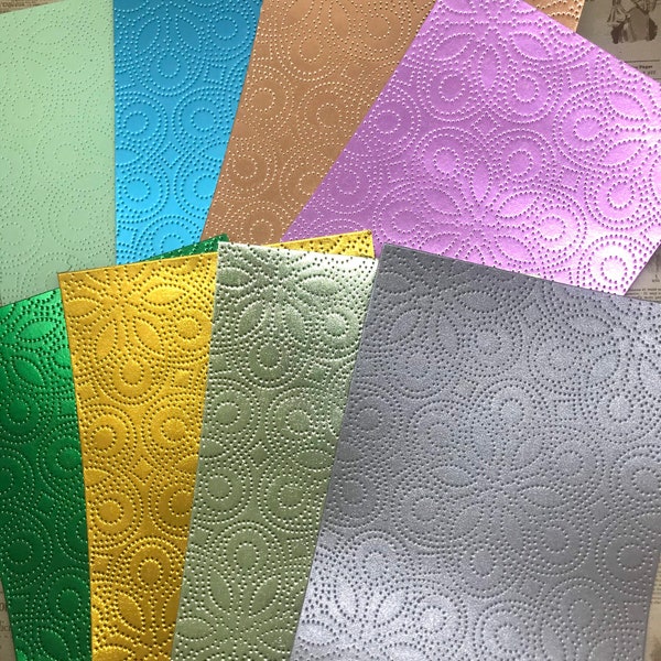 Metallic Cardstock - Etsy