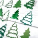 Die Cuts Christmas Layering Pine Trees 15 Pieces Cardstock Pine Tree ...