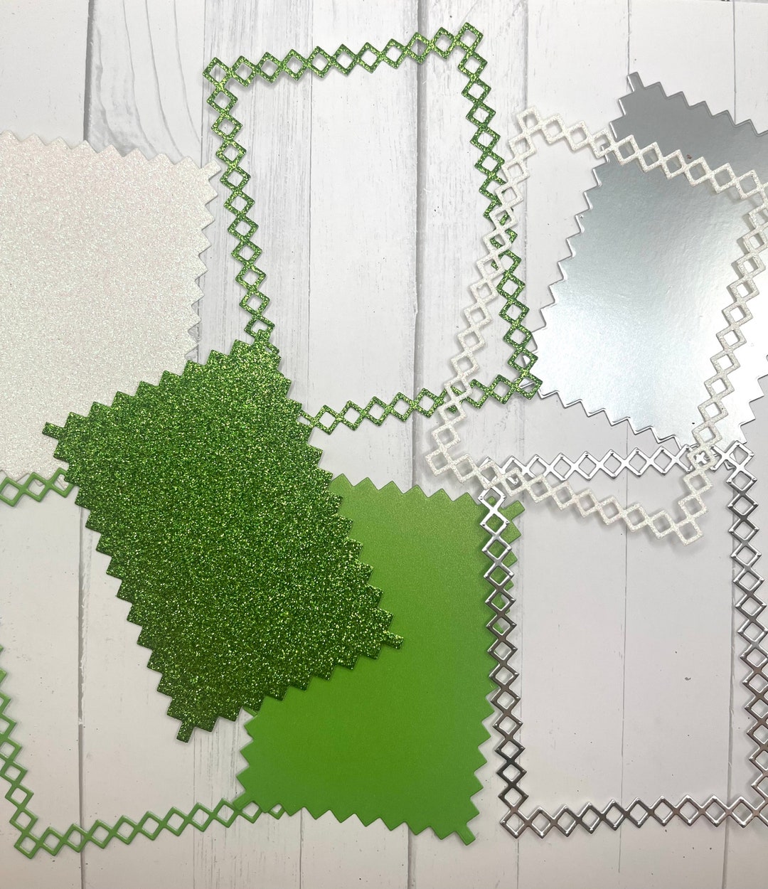 Lattice Frame Background Die Cuts: Card Making Background Cut Outs ...