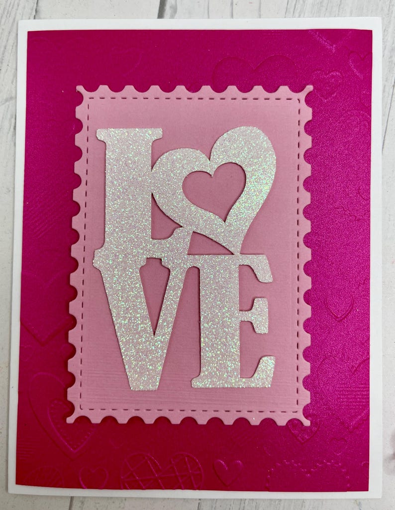 DIY Valentines Day Card Kit 4 Cards Make Your Own Holiday Greeting ...
