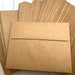 Envelopes A2 Kraft 4 3/8 X 5 3/4 Inches Envelopes for Card Making Kraft ...