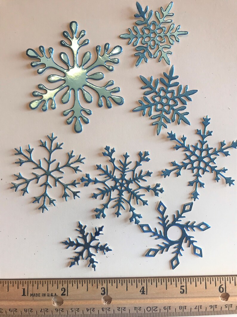 Die Cuts Snowflakes Winter Intricate 16 Pieces you Choose - Etsy