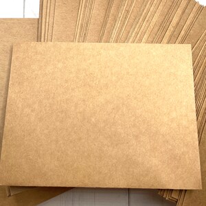 Envelopes A2 Kraft 4 3/8 X 5 3/4 Inches Envelopes for Card Making Kraft ...
