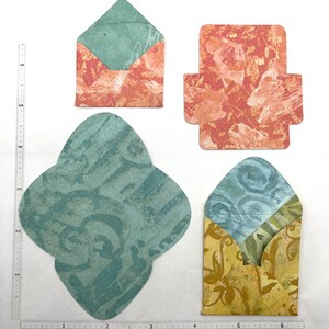 Die Cuts Mini Envelope Foldables Assortment 16 Pieces Double Sided ...