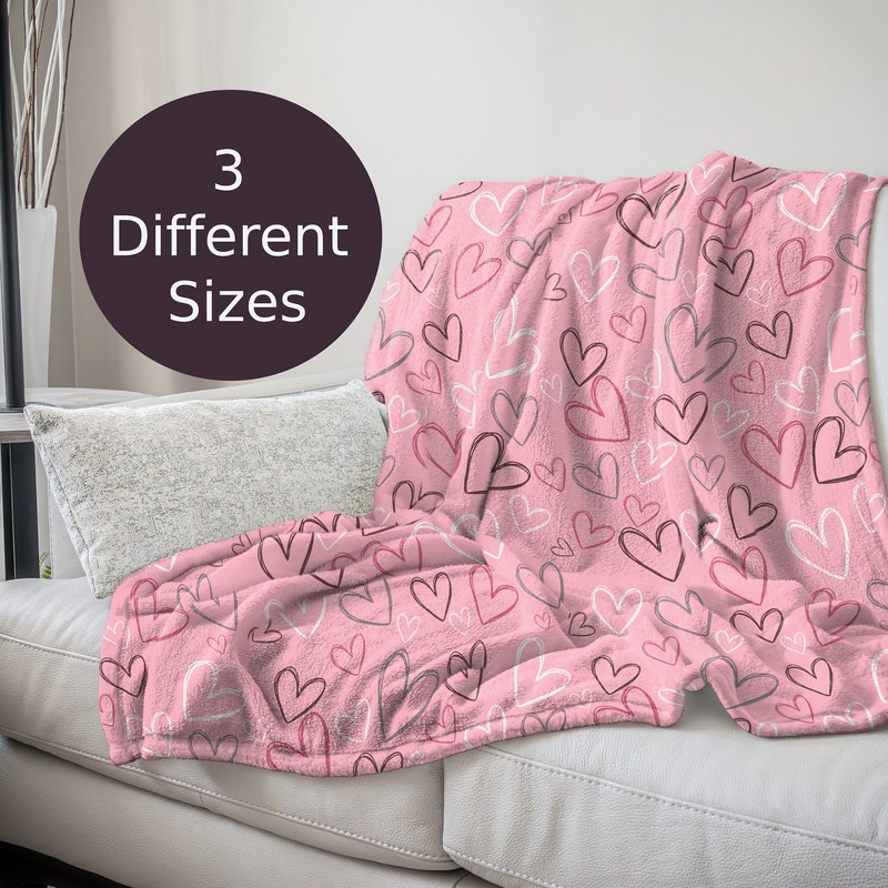 Hearts Blanket - Etsy