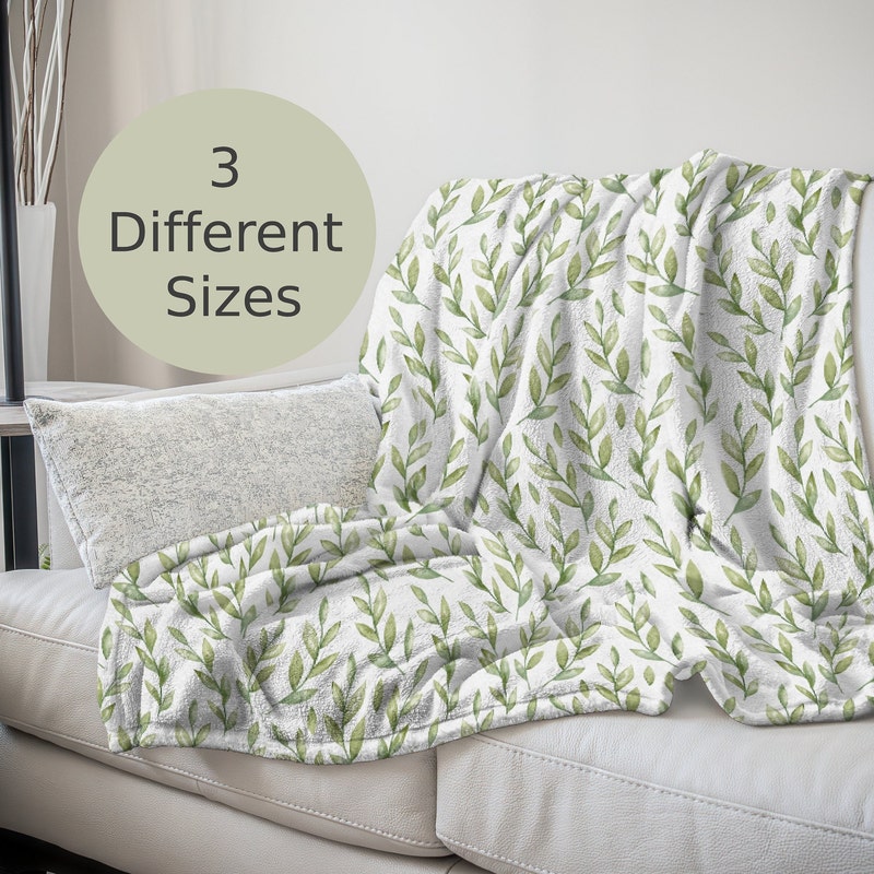 Leaf Throw Blanket - Etsy