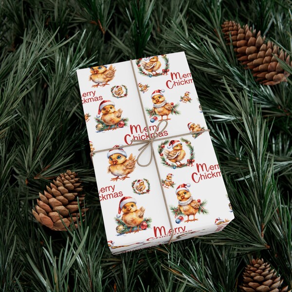 Christmas Farmhouse Wrapping Paper - Etsy