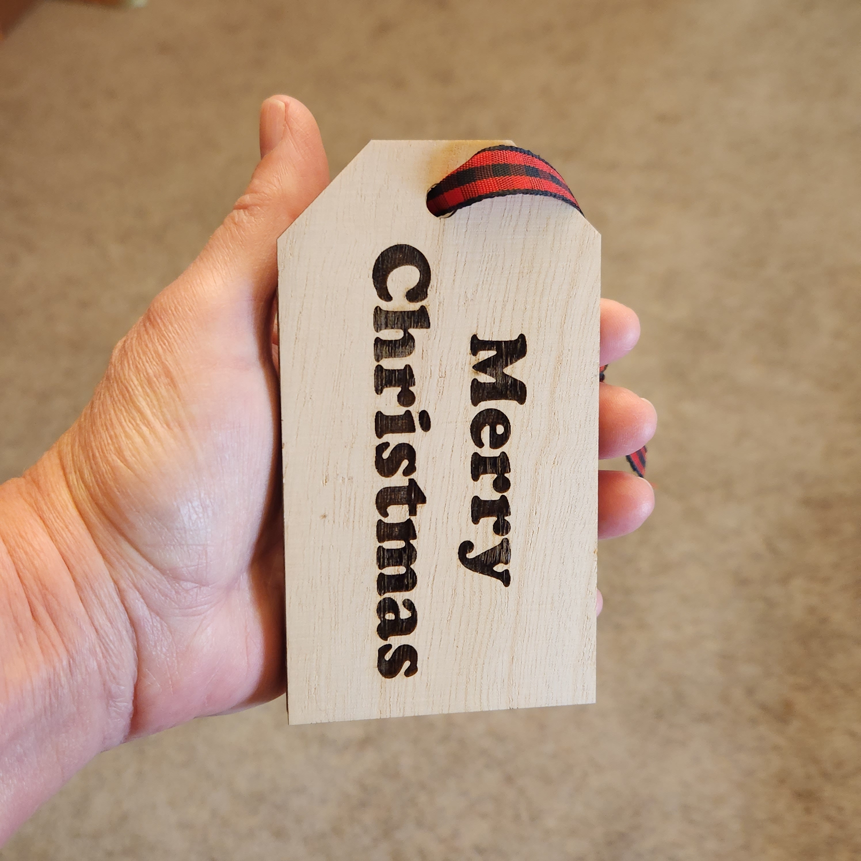 Wooden Gift Card Holder and Money Ornament Gift Tags Personalized Wood ...