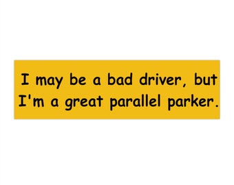 Frogs Can't Drive and Neither Can I Sticker / Bad Driver Joke Teasing ...