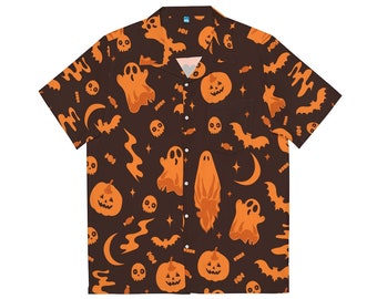 Pumpkin Button Up - Etsy