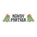 Howdy Partner Bumper Sticker Cute Frog Stickers, Frog Bumper Stickers ...